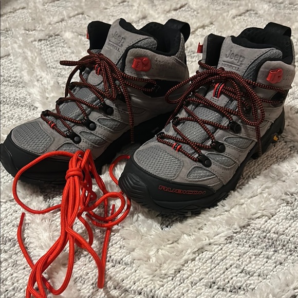 Merrell | Shoes | Merrell Jeep Gray Hiking Boots | Poshmark